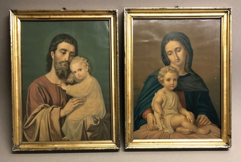 Heiligenbildnisse: Heiliger Joseph und Heilige Maria (Gebraucht) in ...