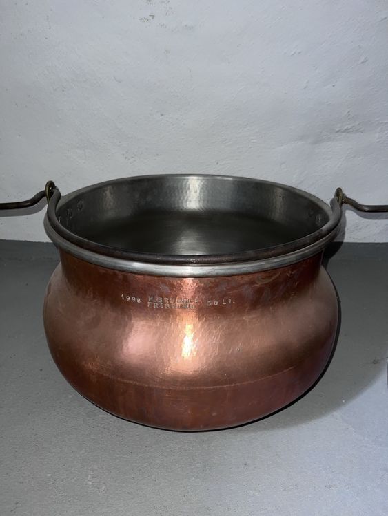 Chaudron en cuivre 50lt (Neu (gemäss Beschreibung)) in Charmey (Gruyère ...