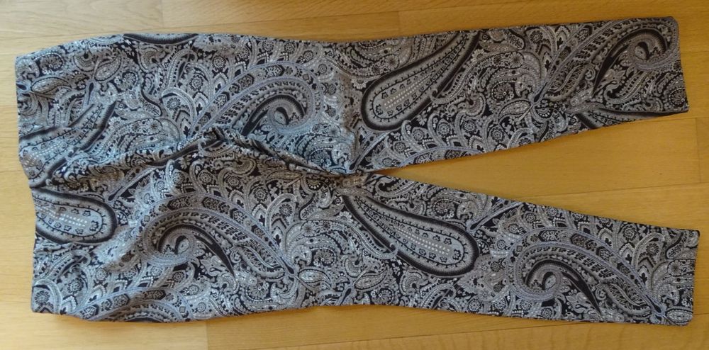 MAC Anna Hose Paisley Muster grau braun beige Gr 38/30 (Gebraucht) in Winterthur für CHF 15 ...