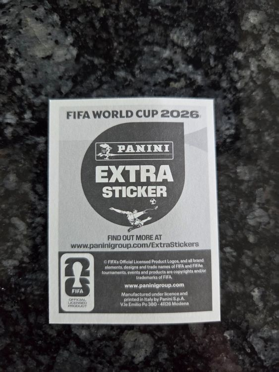 WM 2026 Panini - Extra Sticker - Erlig Haaland - Silver (Gebraucht) in ...