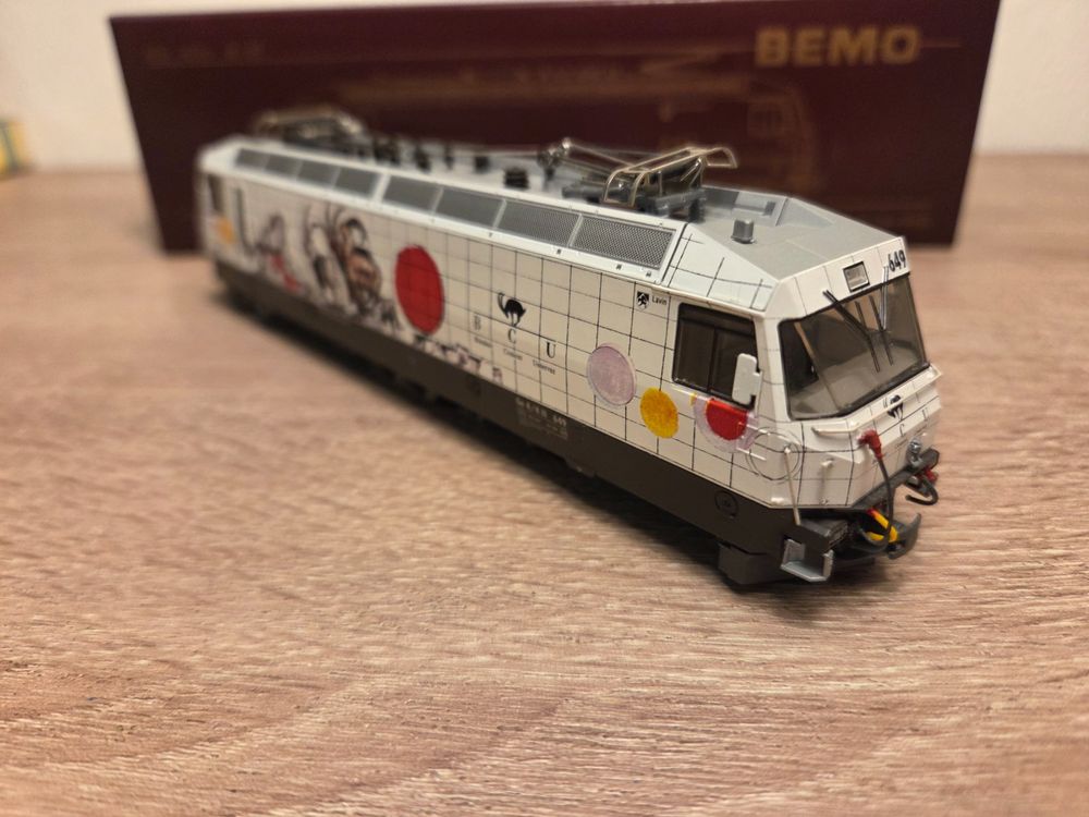 Bemo 1259 119 E-Lok Ge 4/4 BCU RhB H0m (D'occasion) à St-Aubin-Sauges pour CHF 189 – avec ...