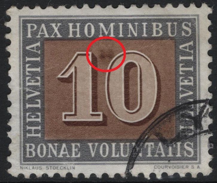 10 Rp. PAX mit ABART Farbfleck über der 10 | Kaufen auf Ricardo