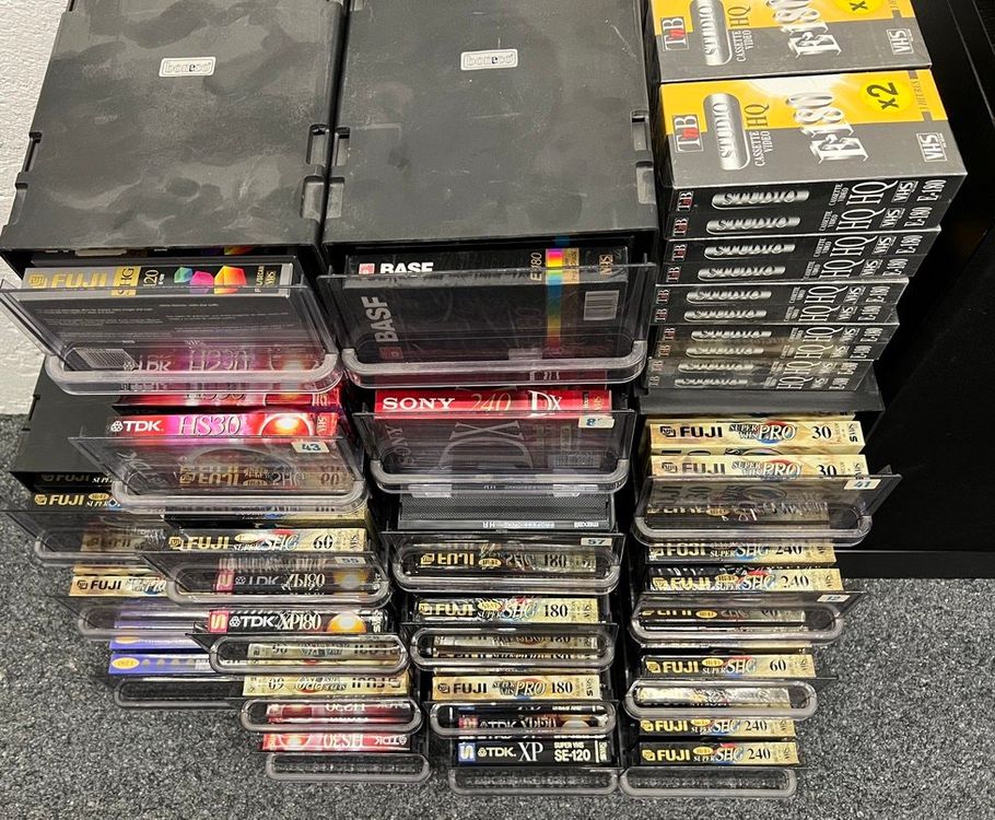 198 Stück VHS Video Kassetten, Diverse | Kaufen auf Ricardo