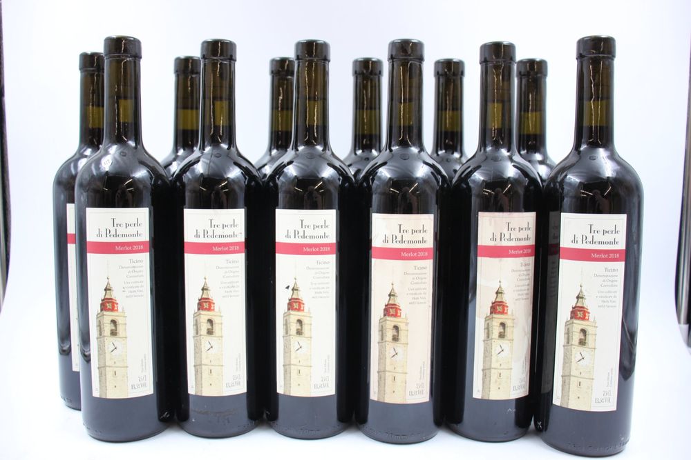 12x TRE PERLE DI PEDEMONTE Merlot Rotwein (25060532Z) (Neu (gemäss ...