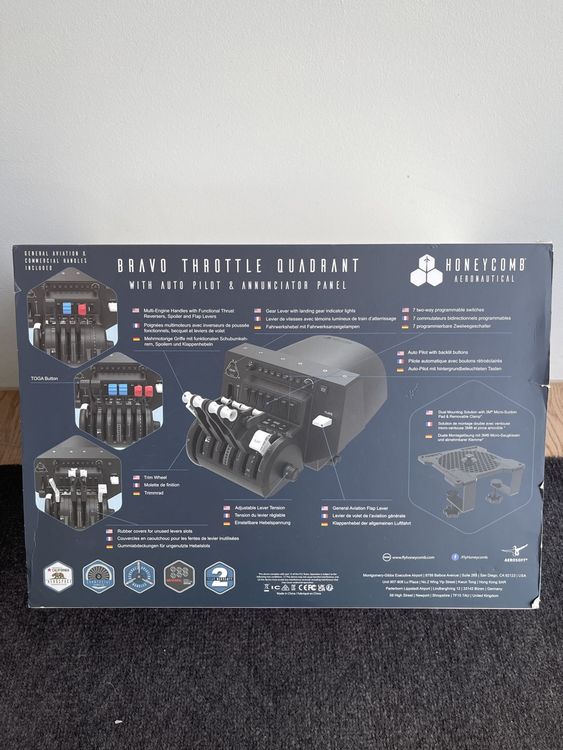 Honeycomb/ Alpha Flight Controls und Bravo Throttle Quadrant | Kaufen ...