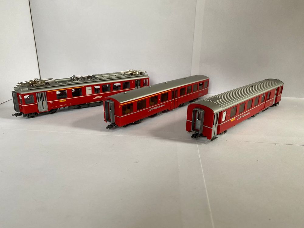 BEMO 7265 130 RhB ABe 4/4 503/AB 1516/BDt 1722 (Neu (gemäss ...