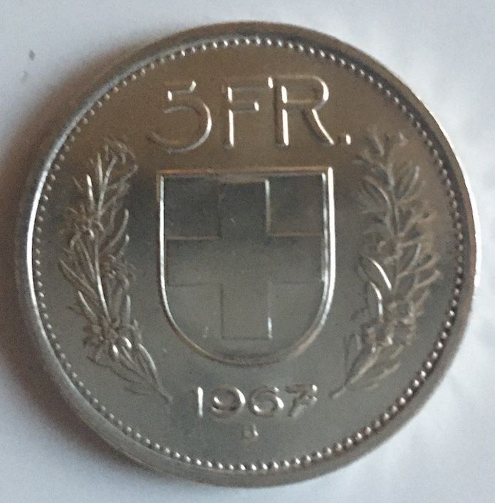 5 Fr Fünfliber Silber 1967 | Kaufen auf Ricardo