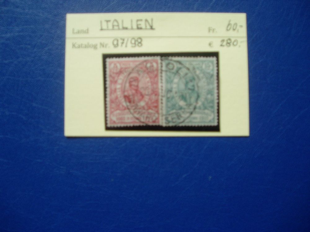 Italien Nr. 97/98 Euro 280.00 (Gebraucht) in Rudolfstetten für CHF 38 ...