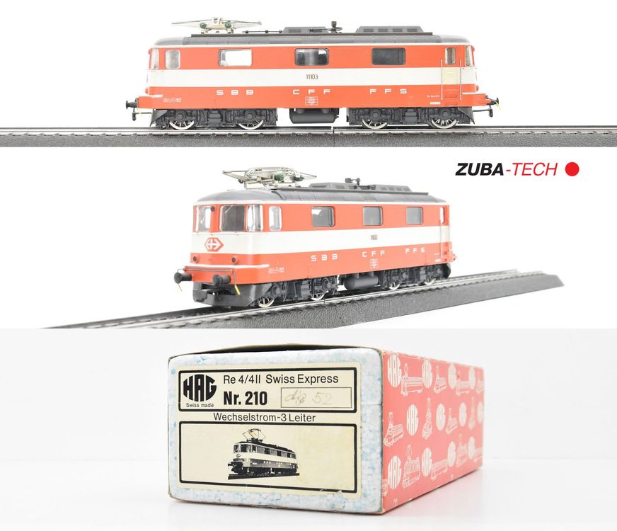 HAG 210 E-Lok Re 4/4 II Swiss Express SBB H0 WS Analog OVP | Kaufen auf Ricardo