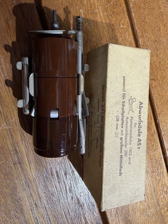 Dual Abwurfsäule AS3 – NEU in OVP! Für Plattenwechsler 1003 (Gebraucht ...