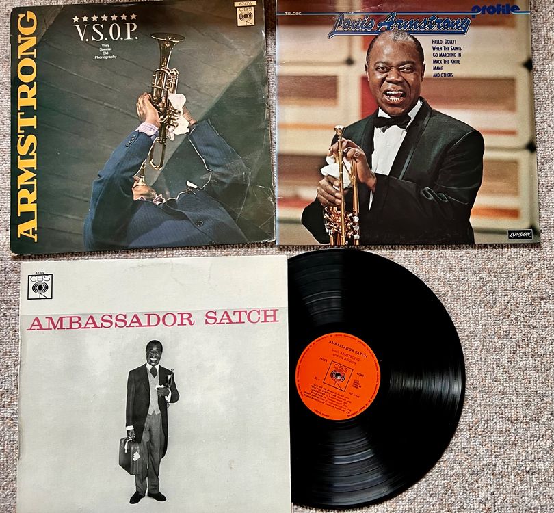 3 LP: Louis Armstrong Ambassador Satch - V.S.O.P. - Profile (Gebraucht ...