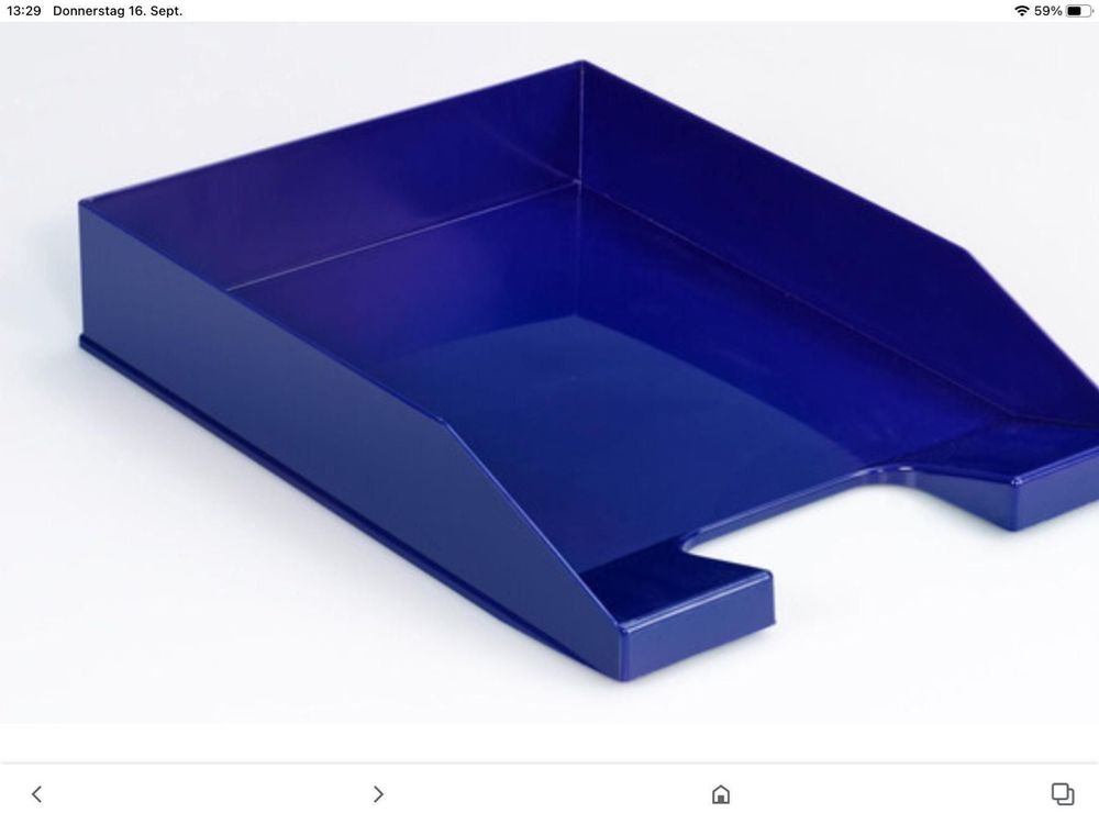 Ablagefach blau 8x A4 neu stapelbar (Neu (gemäss Beschreibung)) in ...