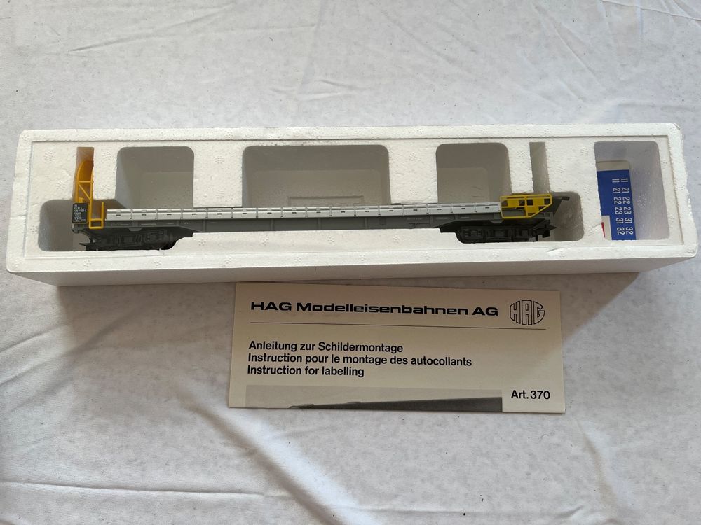 HAG 375 370 BLS Auffahrwagen OVP H0 Autozug | Kaufen auf Ricardo
