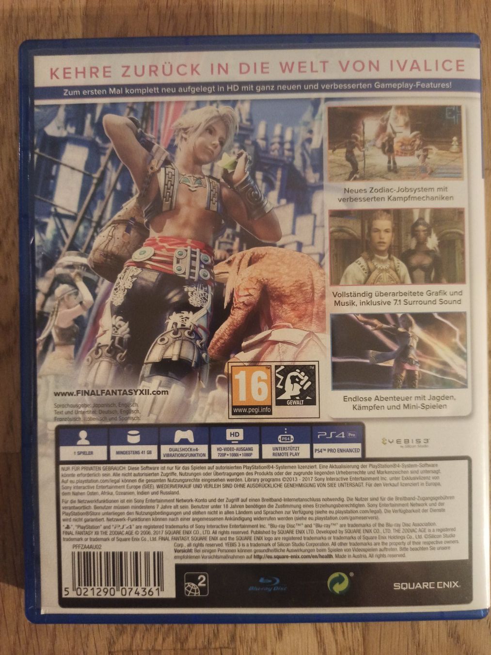 Final Fantasy XII The Zodiac Age PS4 / PS5 (Gebraucht) in Oberweningen ...