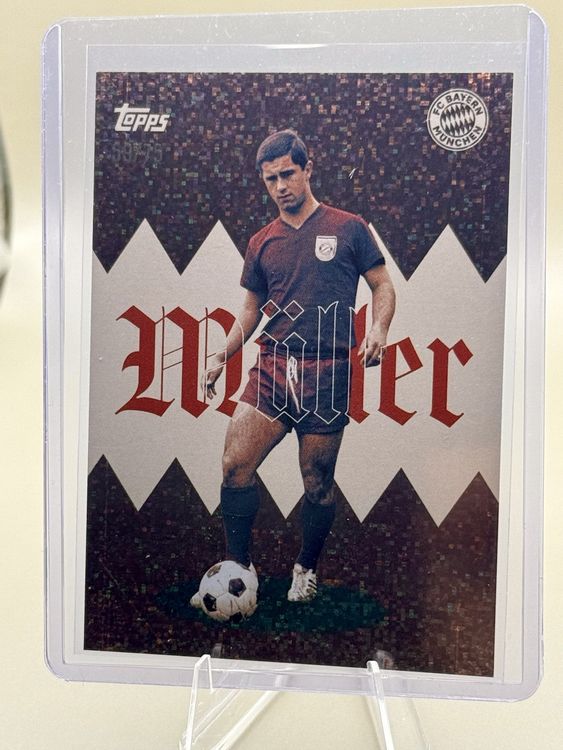 Topps | Gerd Müller | Bayern München | Refractor /75 (Gebraucht) in ...
