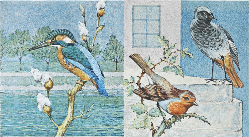 2 Farblithographien von Alex Walter Diggelmann (1902-1987) | Kaufen auf ...