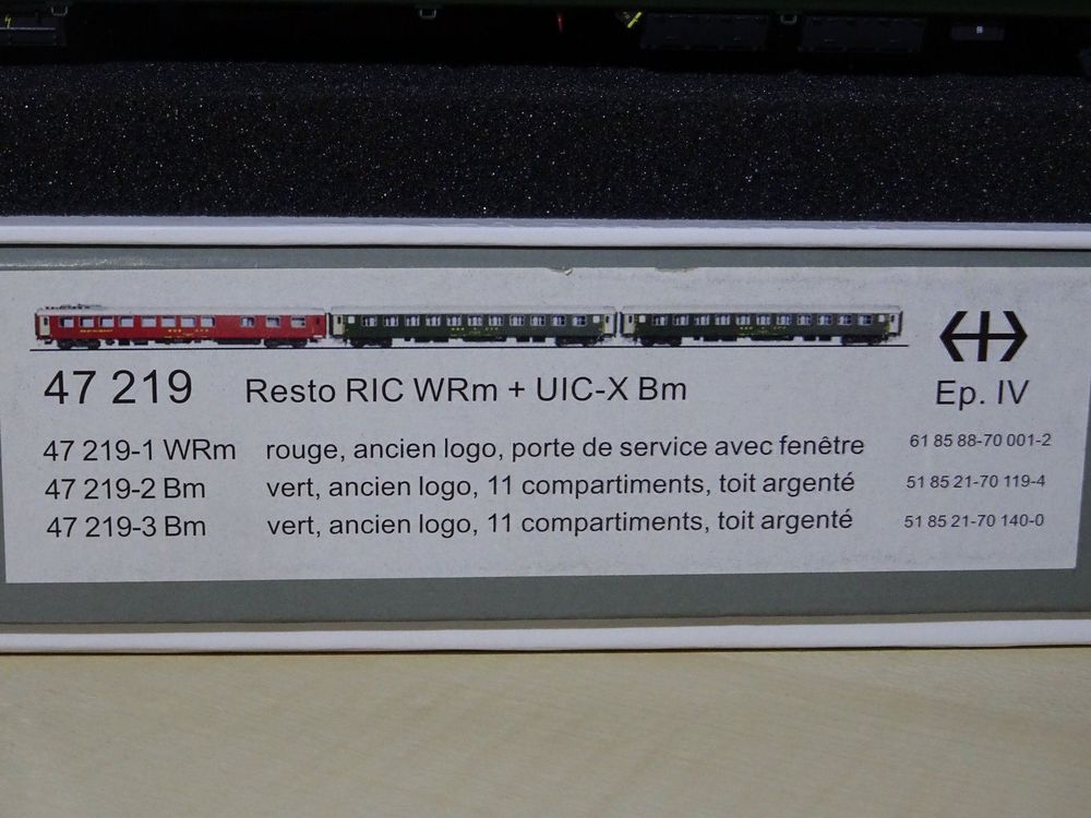 LS Models 47219 SBB RIC WRm 2 Bm Ep IV (Neu und originalverpackt) in Teufen AR für CHF 229 – mit ...