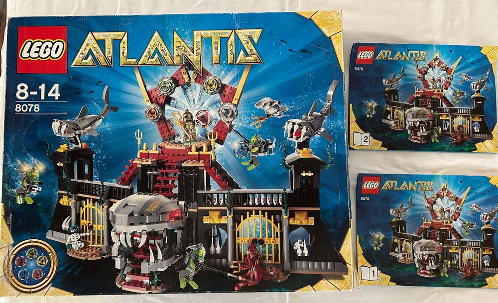 Lego Atlantis Set 8078 - Portal Of Atlantis / Grosse Haifest (Gebraucht ...