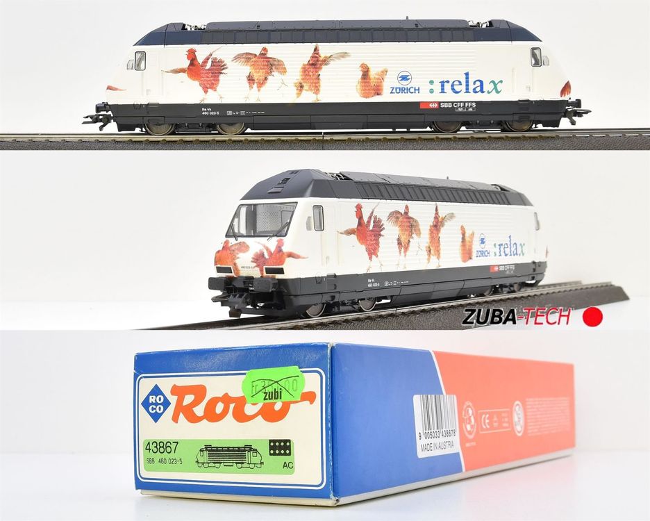 Roco 43867 E-Lok Re 460 relax SBB H0 WS | Kaufen auf Ricardo