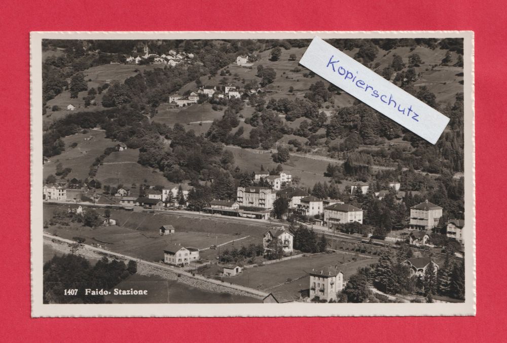 Faido (TI) Stazione Leventino Foto-Ansichtskarte (Gebraucht) in Zürich ...