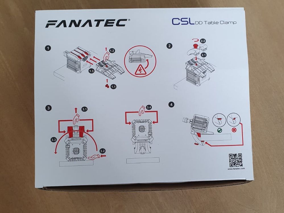 Fanatec CSL DD Table Clamp - Fixation Bureau Volant 🏎️🎮 (Gebraucht) in ...