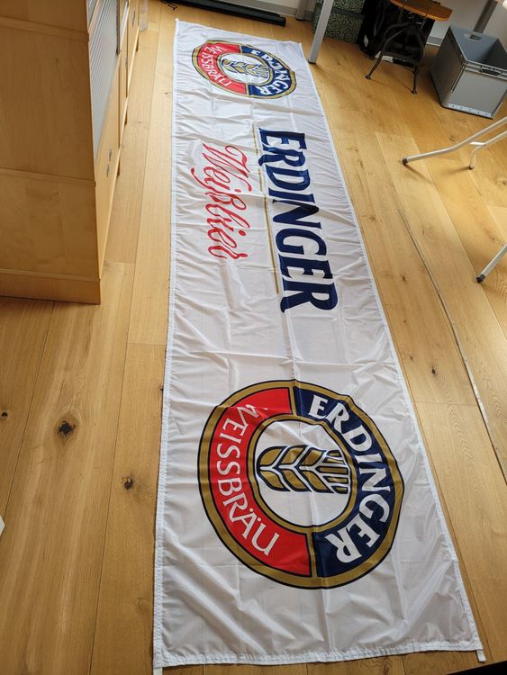 Erdinger Weissbier Banner, 90x385cm | Kaufen auf Ricardo