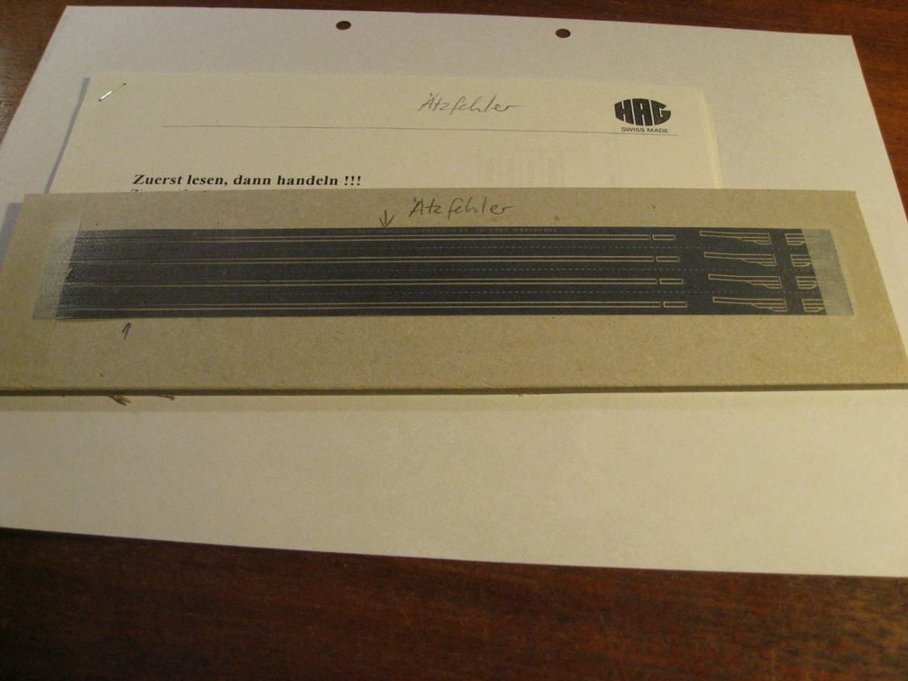 HAG 122035-90 Chromstahlfolie für Ae 6/6 Kantonslok (Neu (gemäss ...