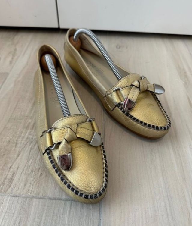 GEOX Ballerina Gr.39 Respira in gold (Gebraucht) in Zollikon für CHF 15 ...
