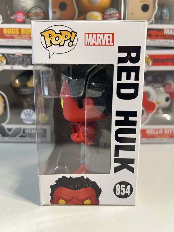 Funko POP! Marvel Red Hulk Edition Limitée (Neu und originalverpackt ...