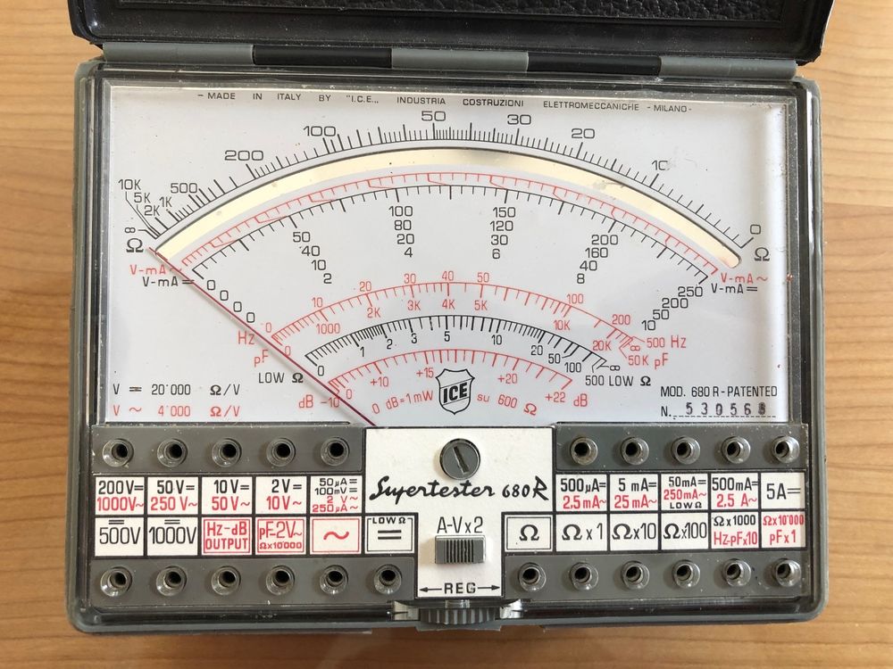 Universal Vielfachmessinstrument/Messgerät Supertester 680R | Kaufen ...