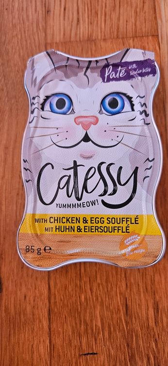 16x85g Catessy Paté Huhn mit Eiersouffle (Neu und originalverpackt) in ...