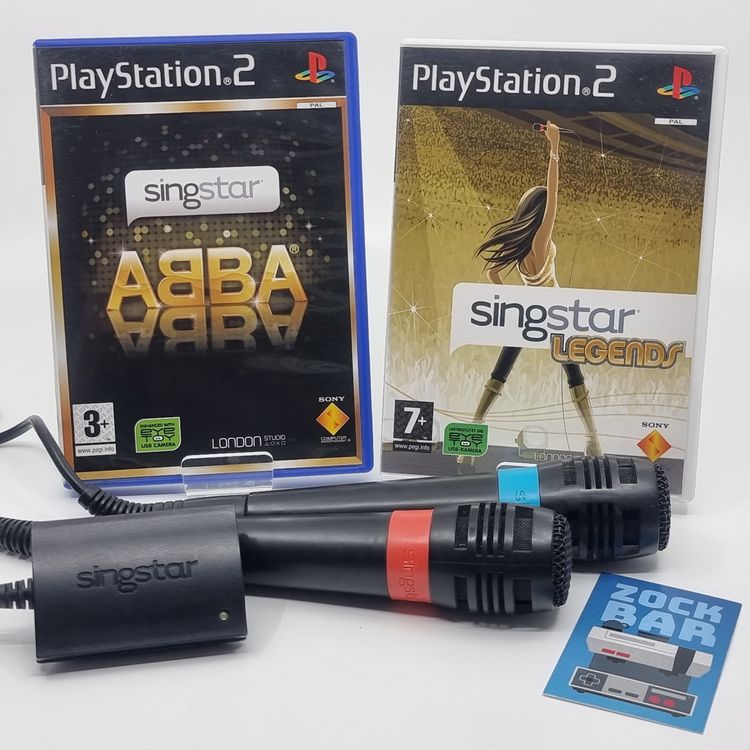 SingStar Bundle (3) für die PS2 (mit 1 Jahr Garantie) | Kaufen auf Ricardo