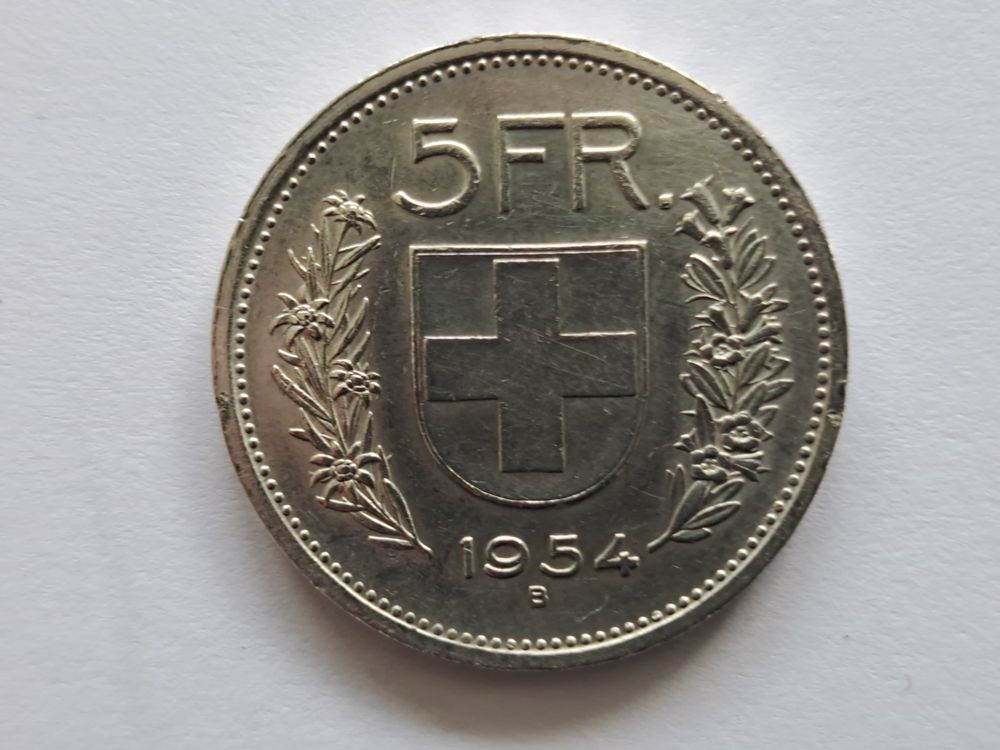 5 Franken Silber 1954 | Kaufen auf Ricardo