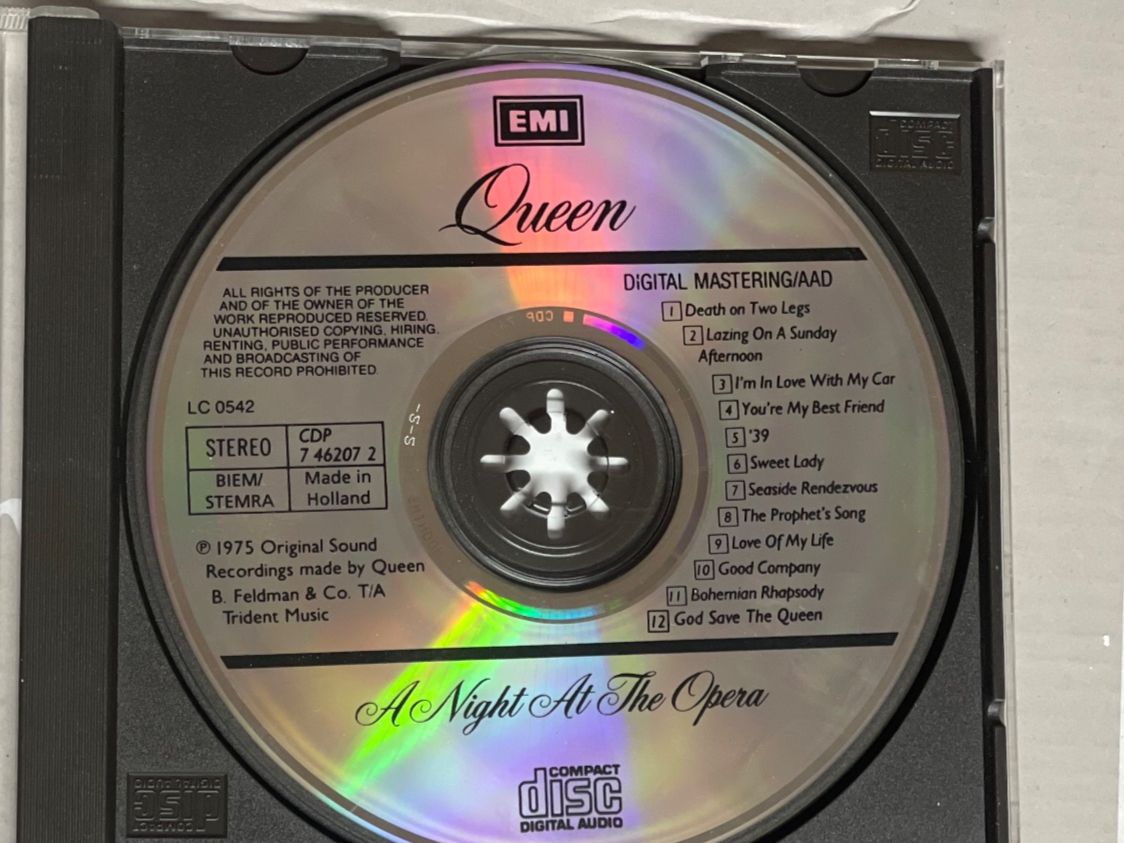 Queen - A Night At The Opera CD - Hard Rock - Rar (Gebraucht) in Muri b ...