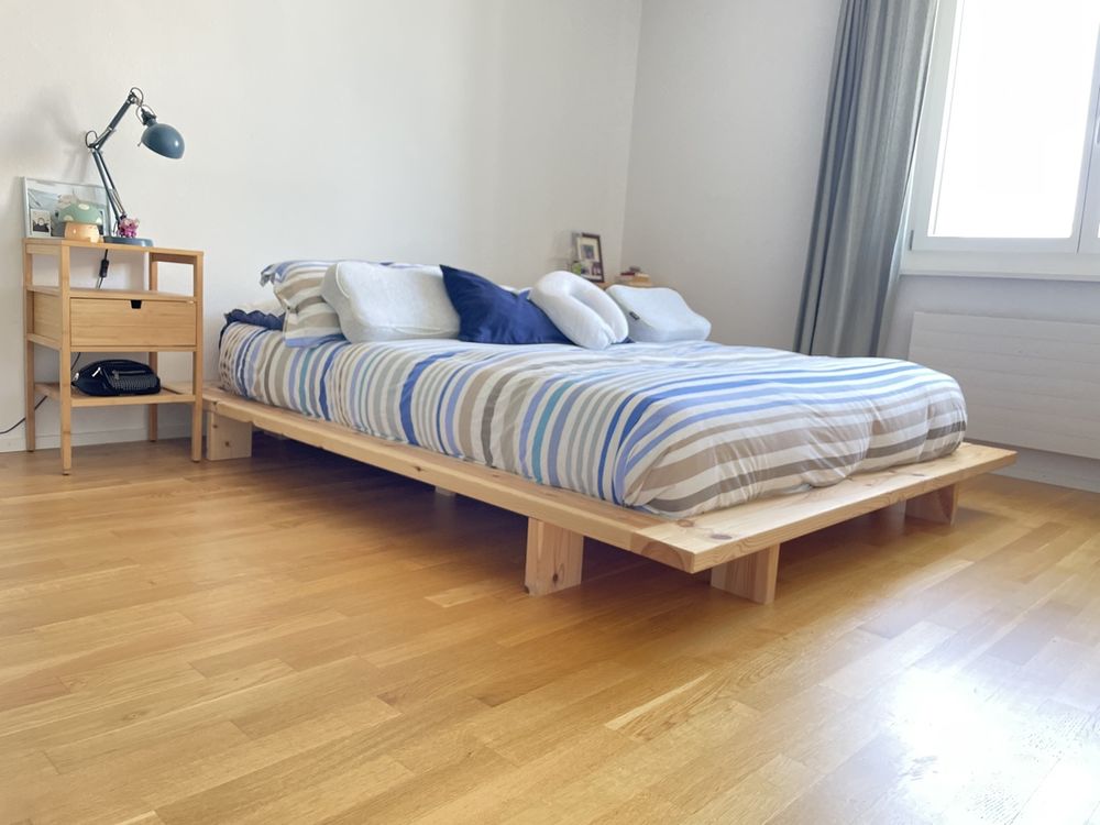 Karup Design Japan Bett 160x200 massiv Holz+Nachttische (Neu (gemäss ...