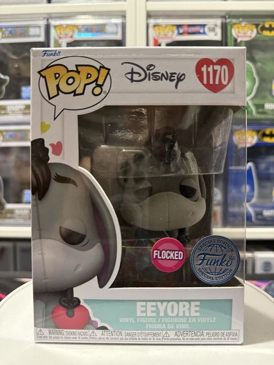 Funko Pop! Disney: Winnie the Pooh - Eeyore 1170 Flocked (Neu (gemäss ...