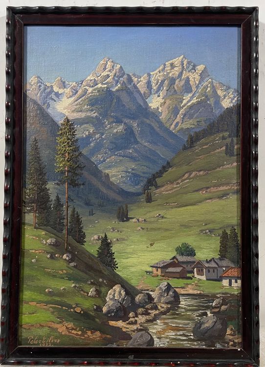 Peter Eilers (1880-1940) Gemälde - Berglandschaft | Kaufen auf Ricardo