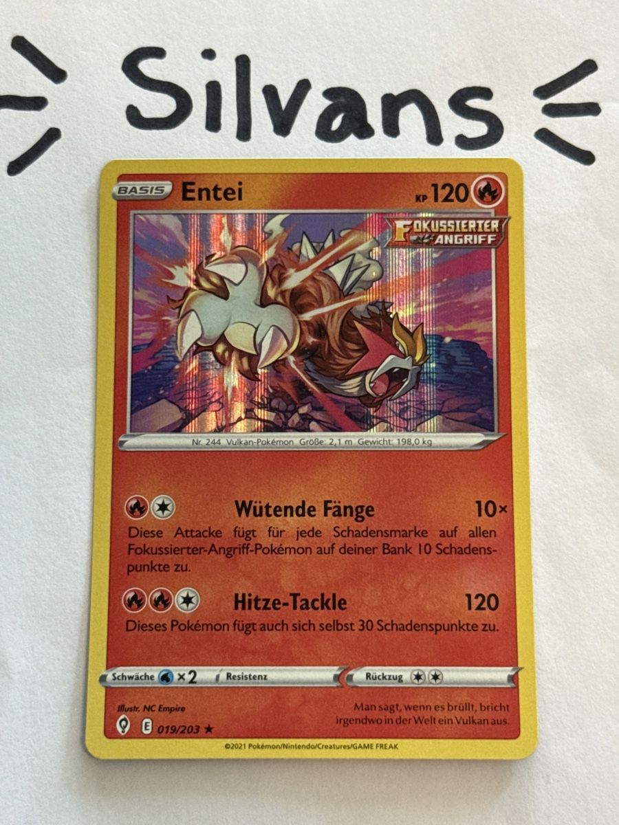 Entei Holo 019/203 Drachenwandel Deutsch (Neu (gemäss Beschreibung)) in ...