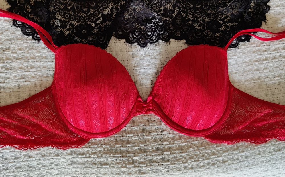 5x Bh Set Noir Handm HunkemÖller Dessous Longbra Bustier 75 B Kaufen