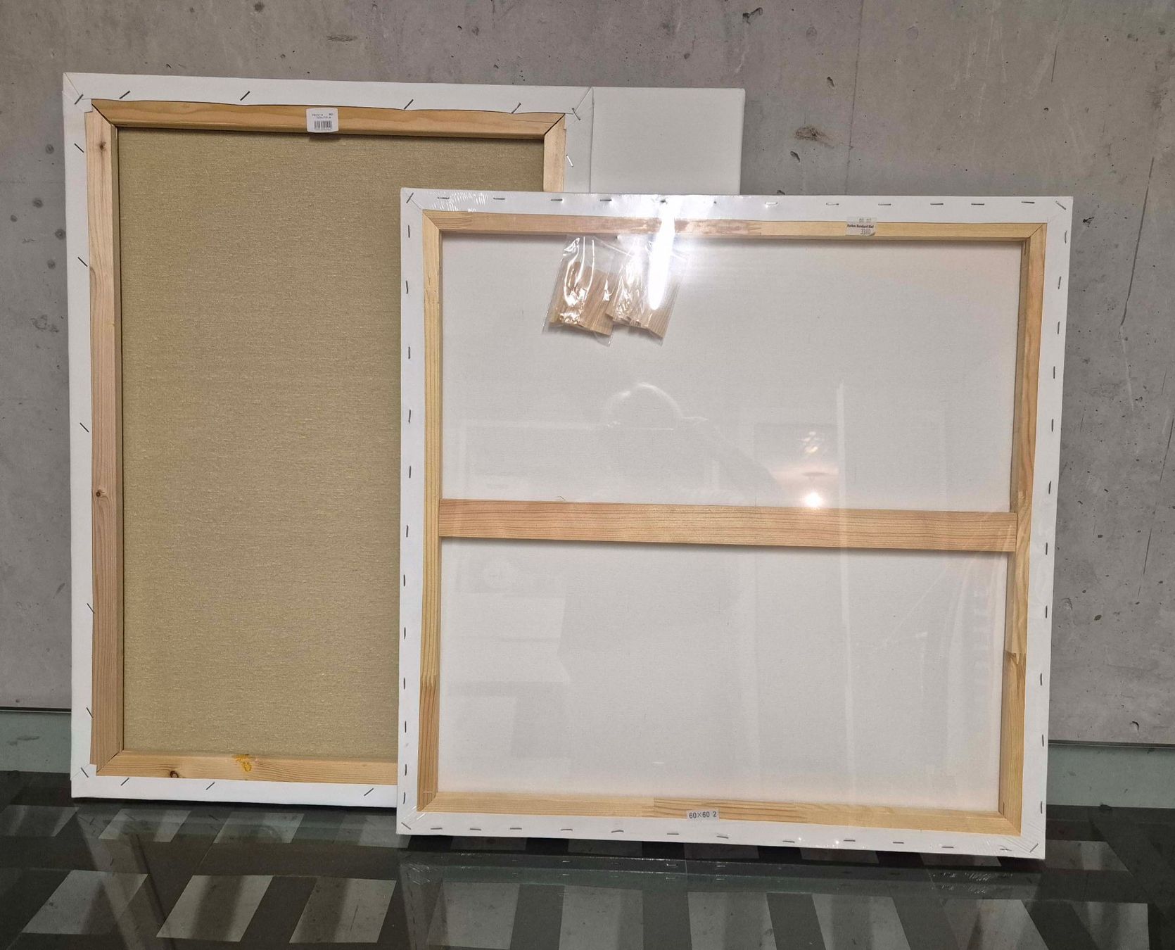 6 GROSSE NEUE LEINWÄNDE 4x50 x 70 und 2x60 x 60 (Neu und ...