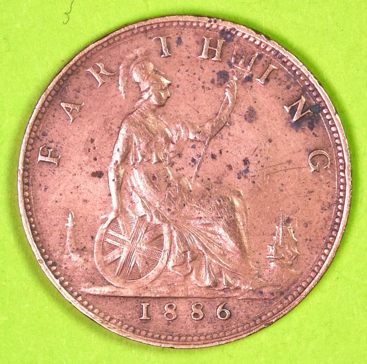 1886 / ENGLAND / 1 - FARTHING - MÜNZE (Gebraucht) in Luzern für CHF 23 ...