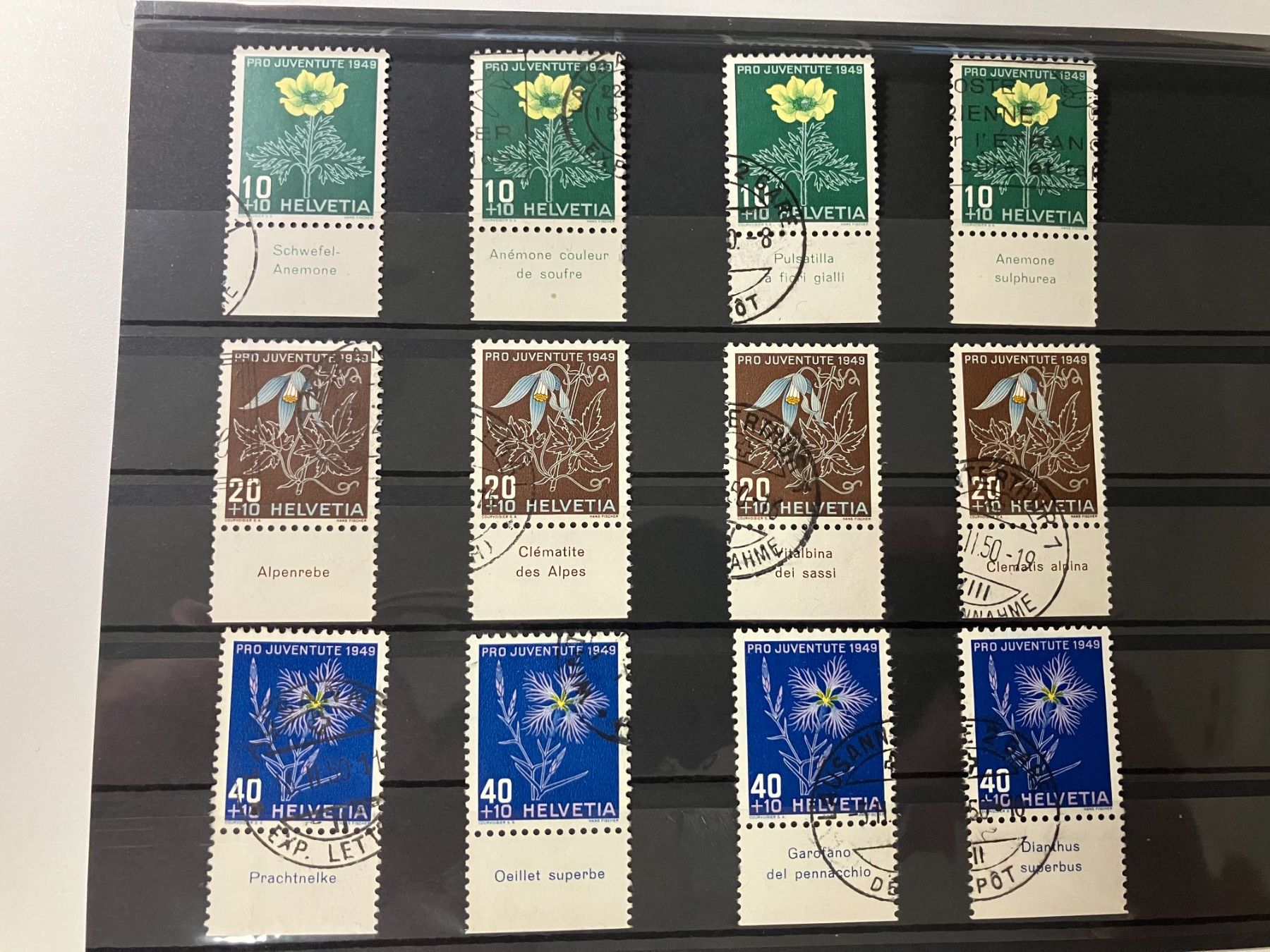 PJ m. Tabs 1949, kompl. Ausgabe, sauber gestempelt, KP 164.- (Gebraucht ...