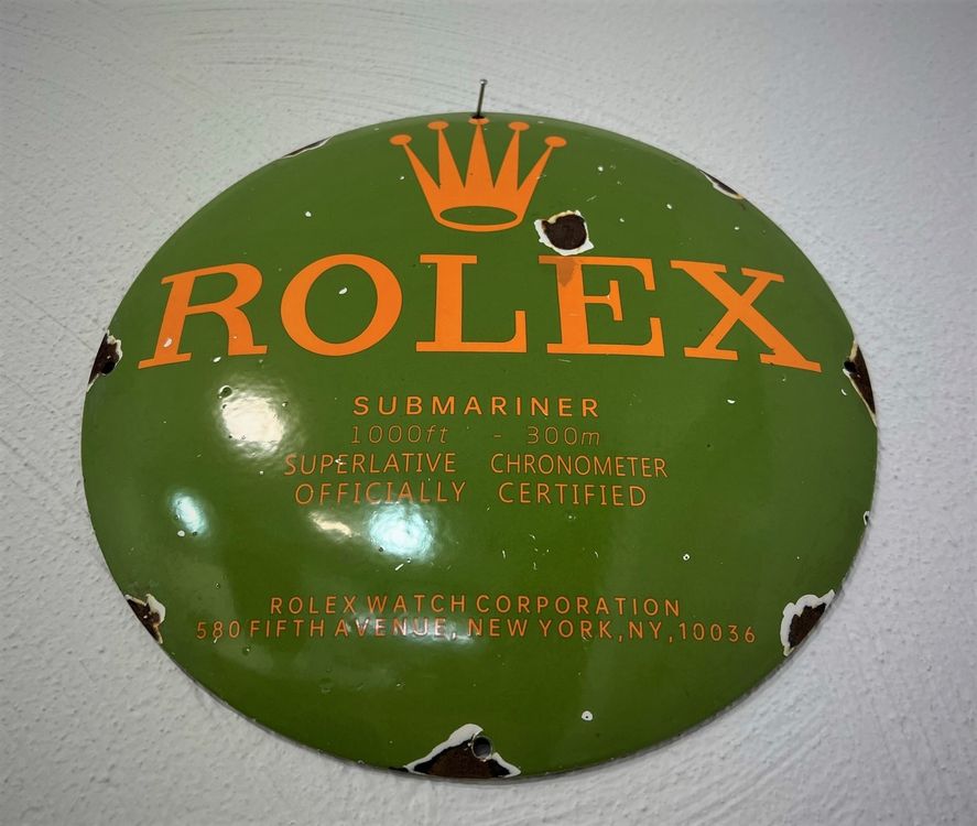 REKLAME EMAILSCHILD WERBUNG ROLEX SUBMARINER | Kaufen auf Ricardo