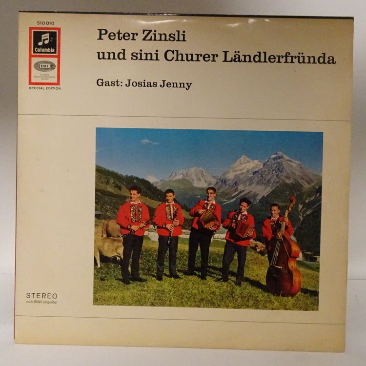 Zinsli Peter & Sini Churer Ländlerfründa Josia Jenny VG-/VG- (Gebraucht ...
