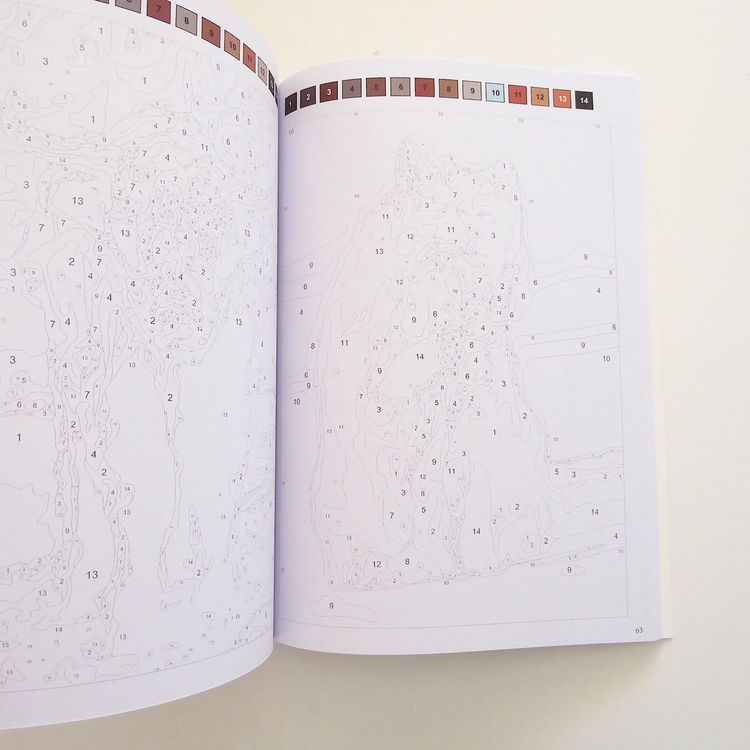 Malen nach Zahlen - 72 Blatt - A4 - Malbuch - Tiere (Neu und originalverpackt) in Basel für CHF ...