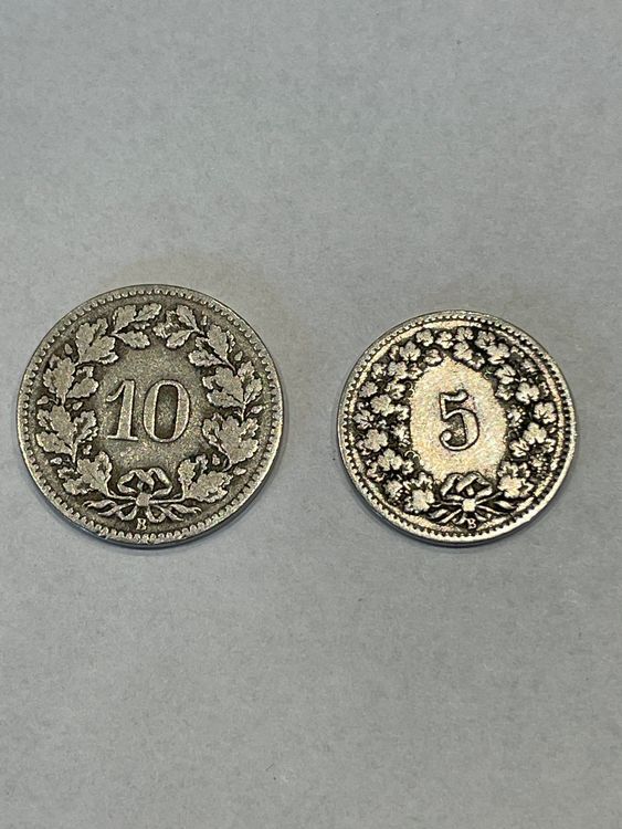 5rp. , 10rp. 1902 (85) (Gebraucht) in Bonstetten für CHF 1 – mit Lieferung auf Ricardo kaufen
