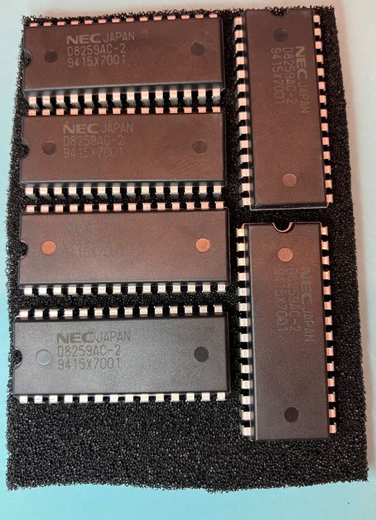 6x NEC D8259AC-2 Chip / NOS / New Old Stock (Neu (gemäss Beschreibung ...