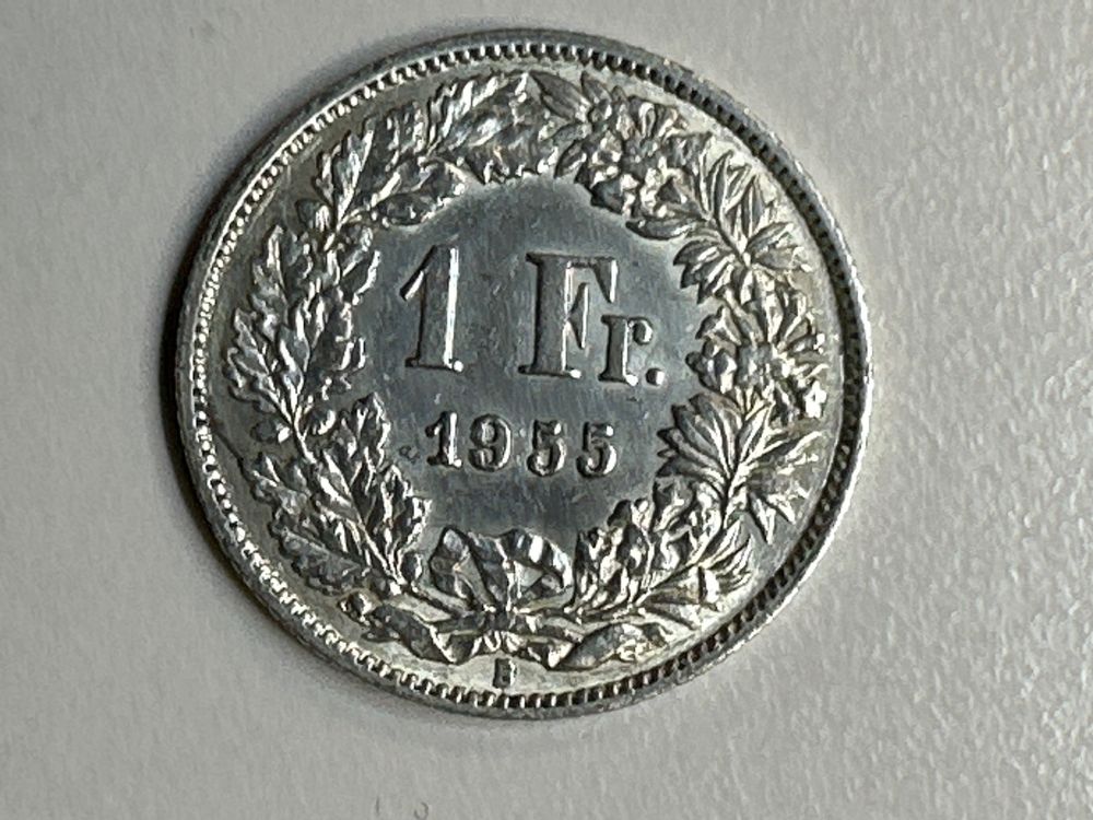1 Fr.Silber Schweiz 1955 ss+ | Kaufen auf Ricardo