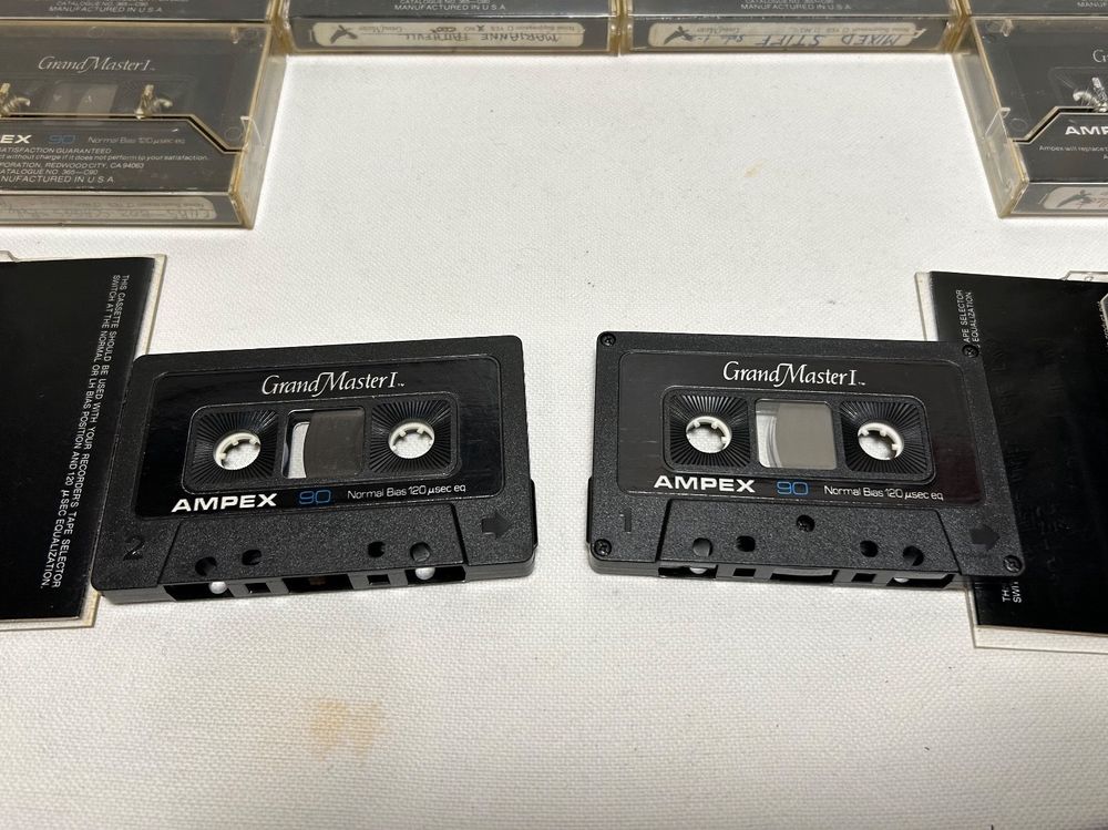 Cassettes audio AMPEX Grand Master 1 (x20) (Gebraucht) in Geneve für ...