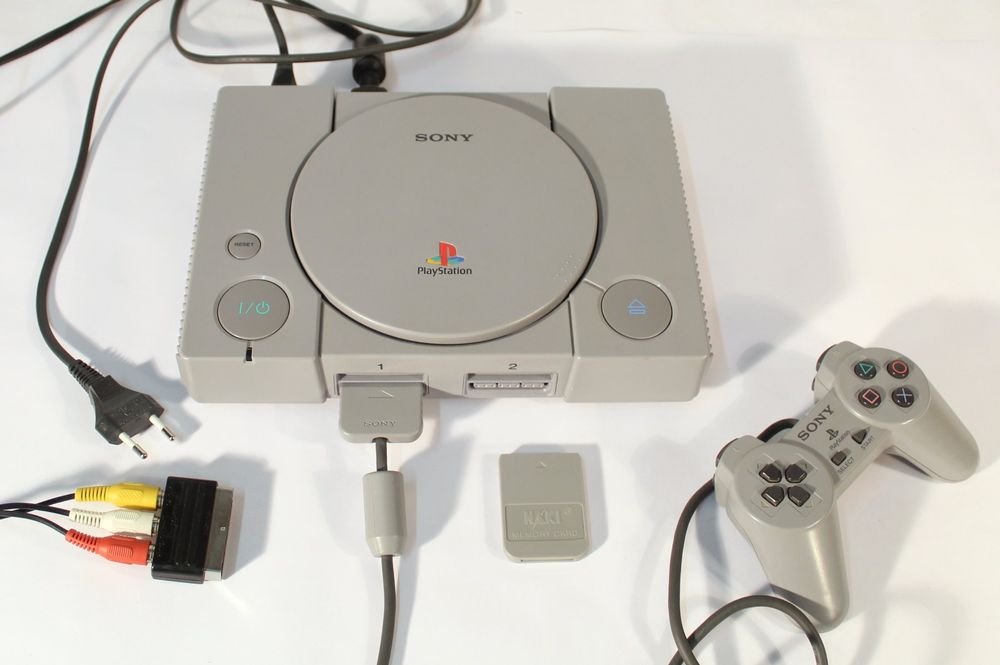 Sony Playstation 1 Spielkonsole SCPH-5502 PAL matt grau (Gebraucht) in ...